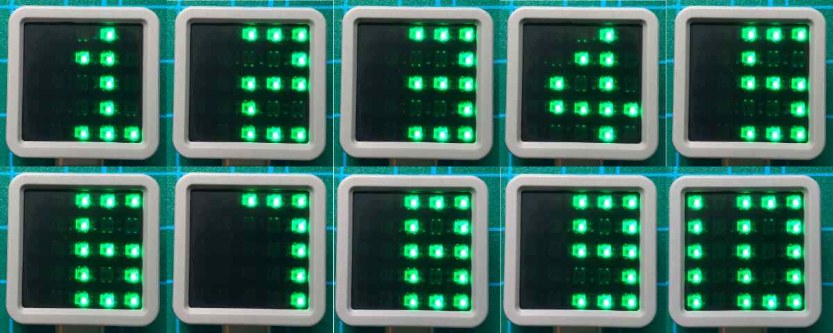 ドットマトリクスLED簡単制御方法、点灯位置も色も思いのままに♪ATOM Matrix | ロジカラブログ