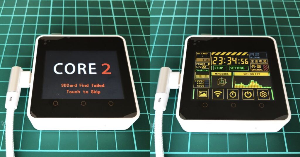 M5Stack CORE2について、デモ画面、基本仕様、端子配列（機能）等を詳しく紹介 | ロジカラブログ