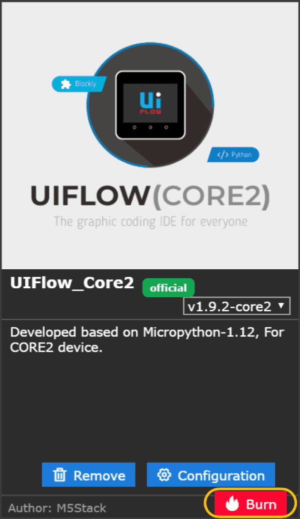 M5Stack CORE2の使い方、ArduinoIDE、UiFlow、PlatformIOの初期設定、工場出荷時への戻し方も紹介 | ロジカラブログ